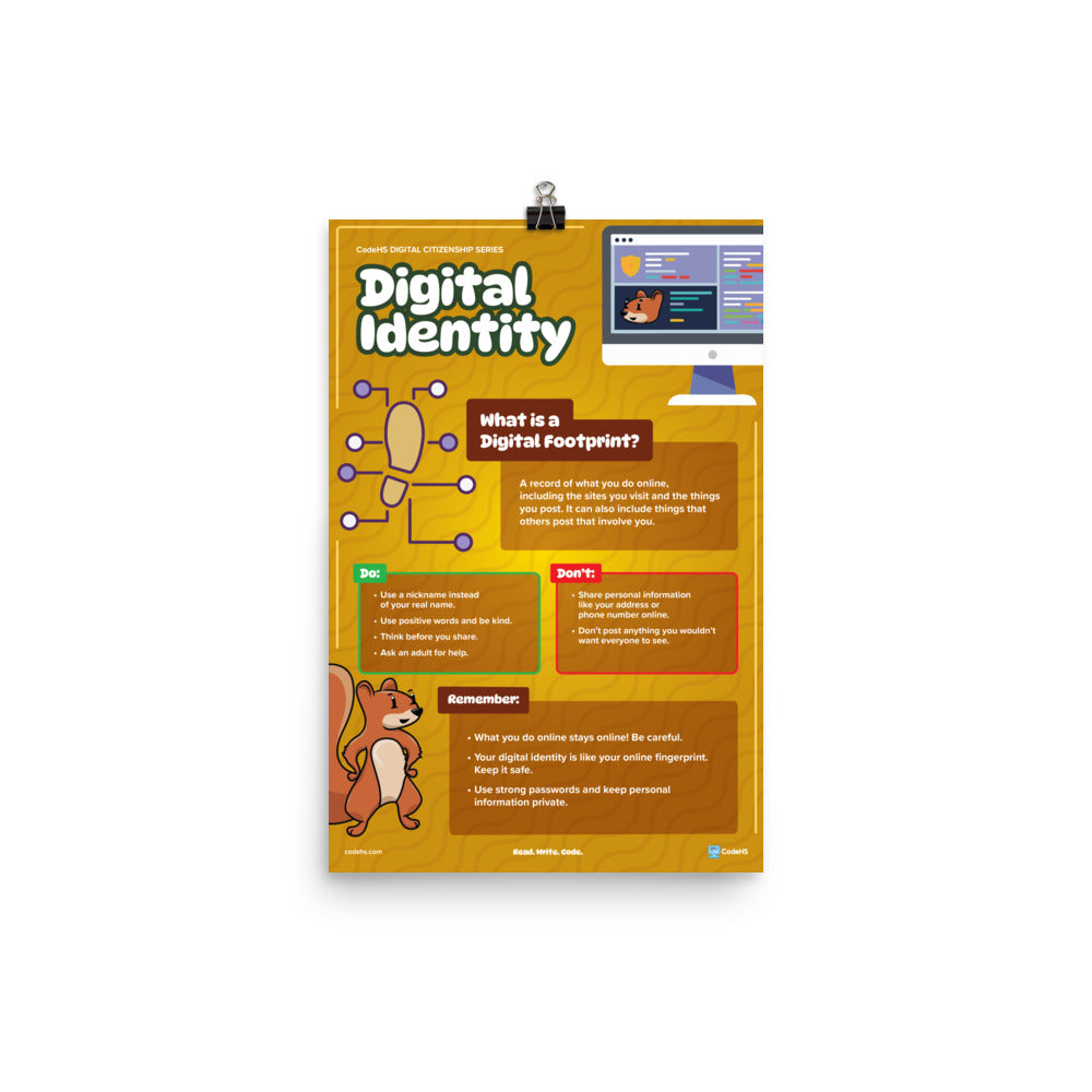 Scout Digital Identity Poster – CodeHS