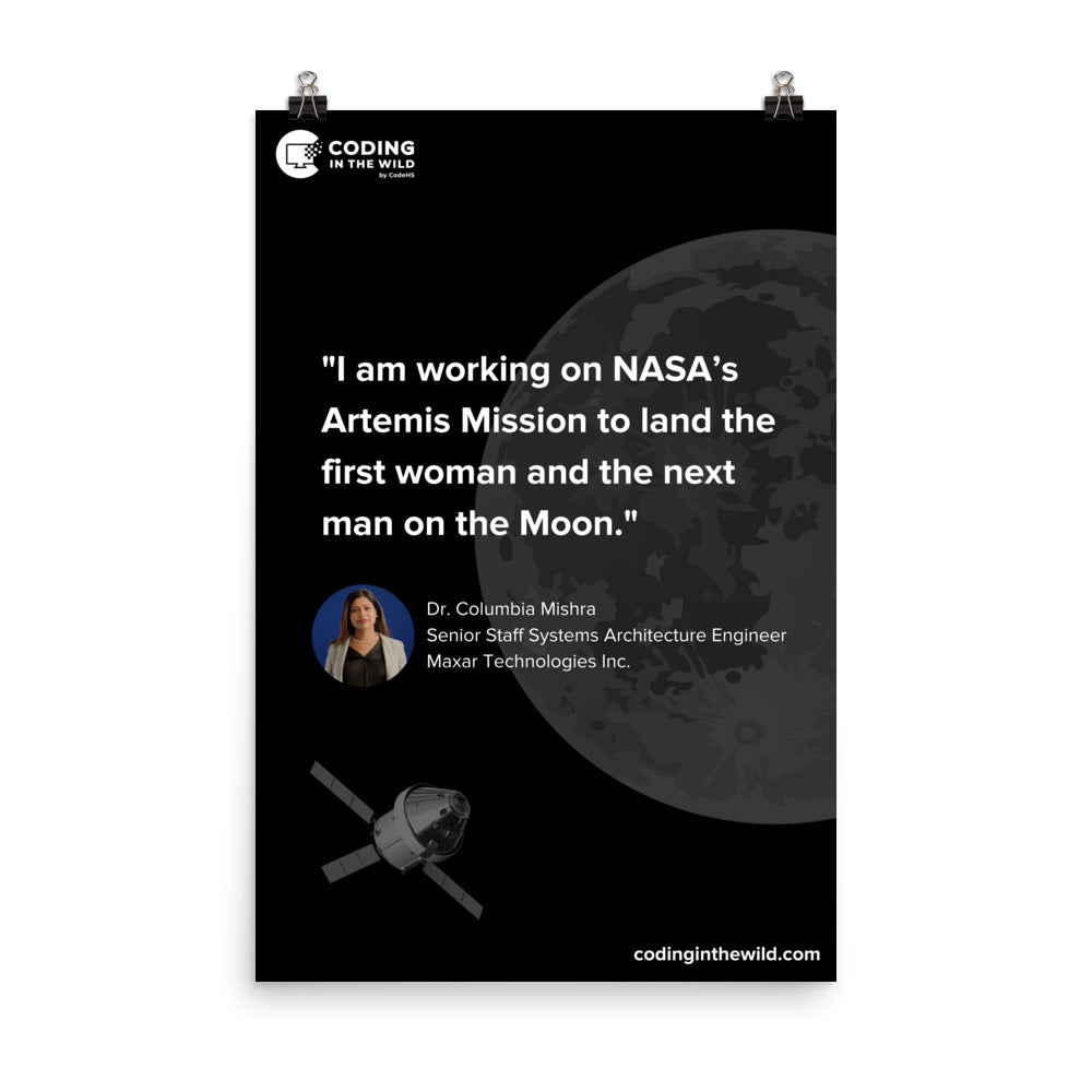Coding for Spacecraft Design Poster (24x36in) – CodeHS